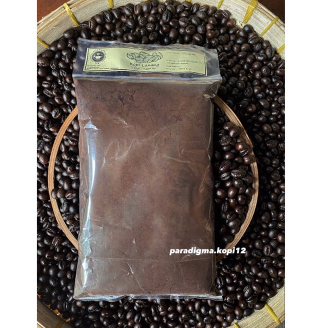 Jual 250gr Bubuk Kopi Lanang/Peabbery Coffee | Shopee Indonesia