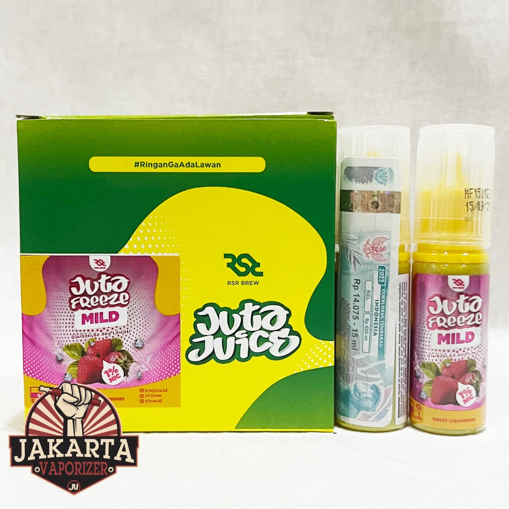 Jual [SALT] JUTA FREEZE MILD SWEET STRAWBERRY SALT 15ML 1% BY RSR ...