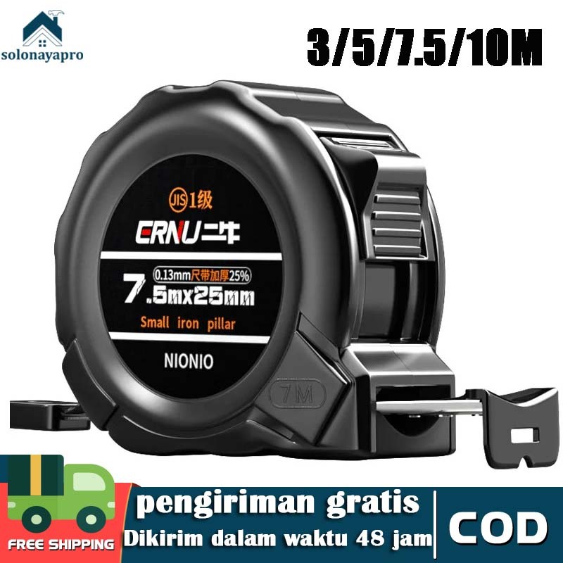 Jual Home Meteran Roll High Precision Self Lock Tape Measure 19 mm 5 m HT8519 / Meteran 10 meter ...