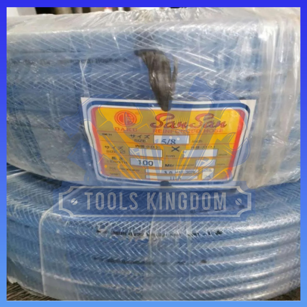 Jual Selang Air Benang SANSAN 5/8" (harga per meter) - SANSAN Selang Benang | Shopee Indonesia