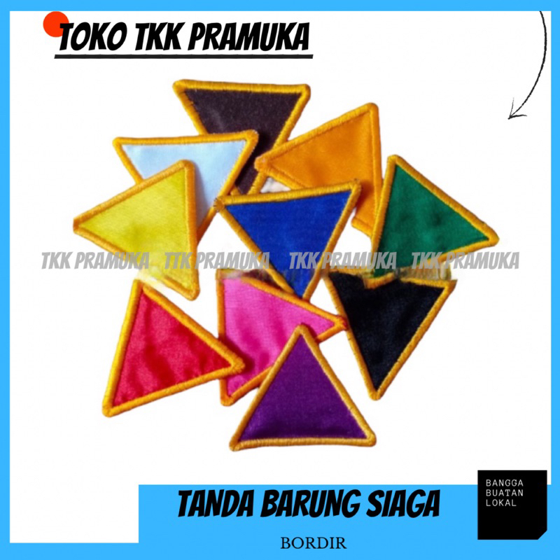 Jual Tanda barung siaga bordir / Tanda barung siaga pramuka lengkap ...