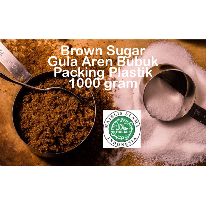 Jual Gula Aren Bubuk 1kg Halal Palm Sugar | Shopee Indonesia