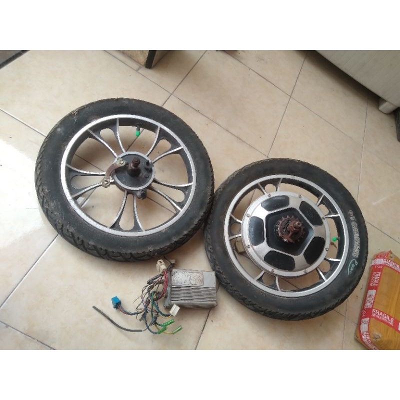 Jual Roda BLDC Ex Sepeda Listrik 48V Ring 16 | Shopee Indonesia