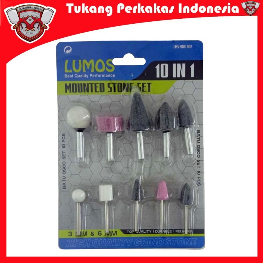 Jual Mounted Stone 10pcs batu osco batu gurinda mini set 10 pcs 6mm dan ...