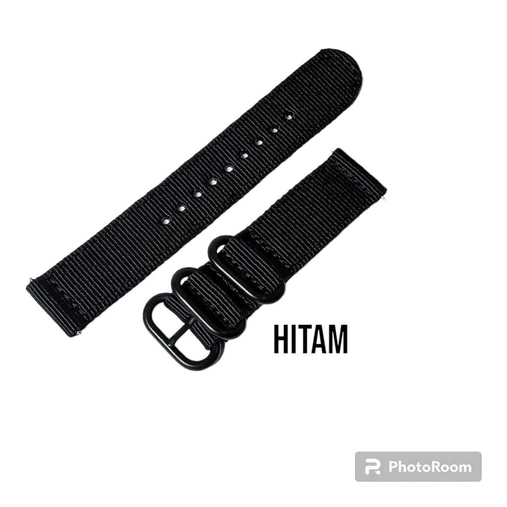 Jual Strap jam tangan-Nato Zulu Ring 3 Nylon Watch Strap Tali Jam ...