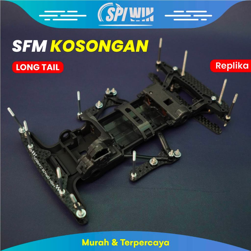 Jual Tamiya Kosongan Damper Style SFM Chassis Carbon Ori dan Project D ...