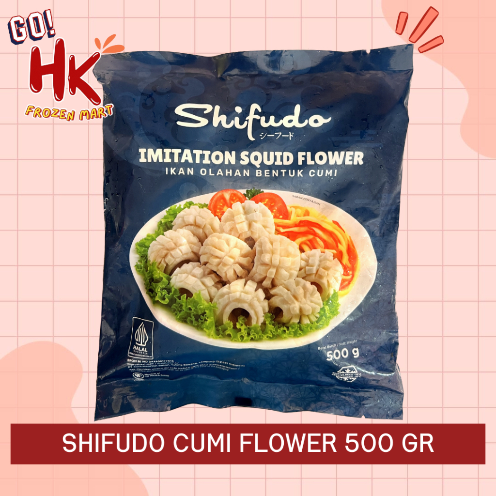 Jual Shifudo Cumi Flower 500gr | olahan ikan kembang cumi isian suki ...
