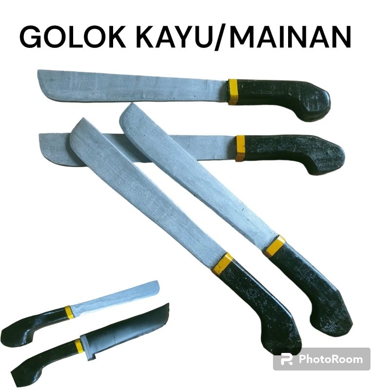 Jual GOLOK KAYU MAINAN GOLOK SILAT GOLOK BETAWI | Shopee Indonesia