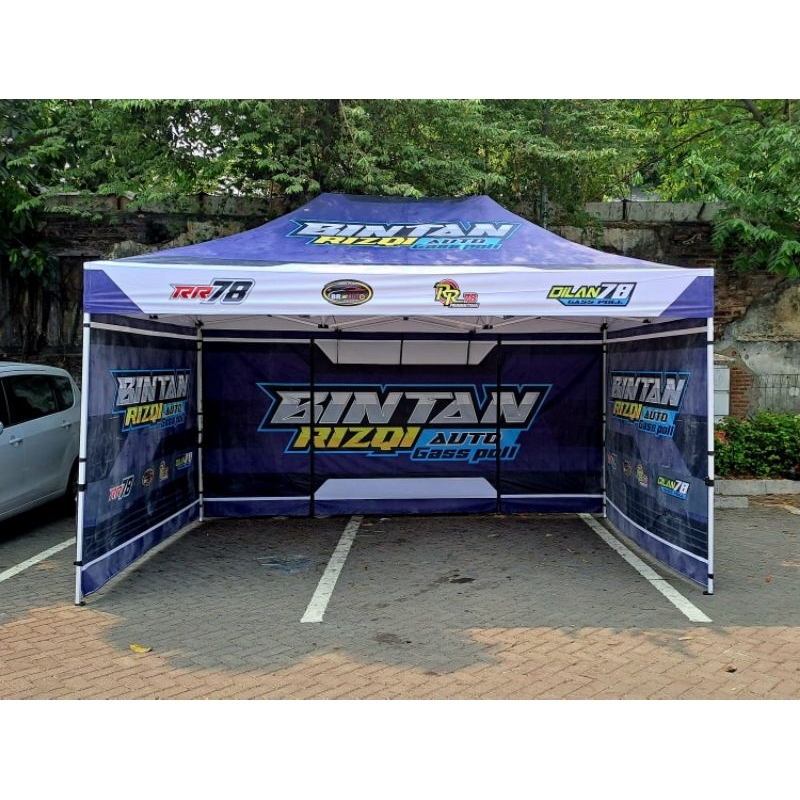 Jual Tenda Lipat Paddock - Tenda Balap Ukuran 4.5 mtr X 3 mtr Full ...