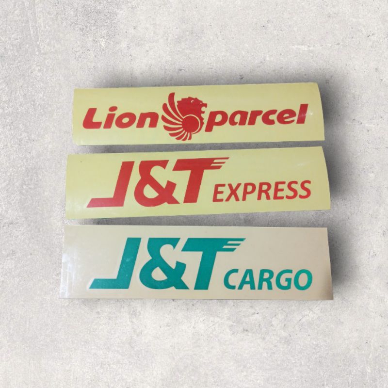Jual STIKER CUTTING LOGO J&T EXPRESS/J&T CARGO / LION PARCEL | Shopee ...