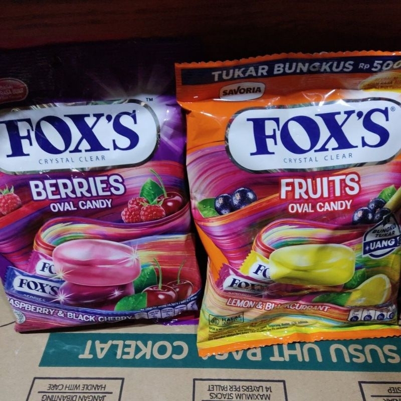 Jual permen fox's fruits perbungkus | Shopee Indonesia