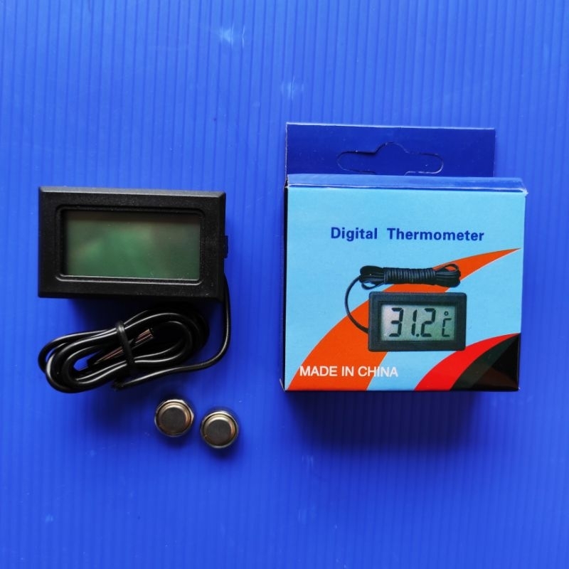 Jual Termometer kulkas/ termometer ruangan digital/ termo kulkas mini ...