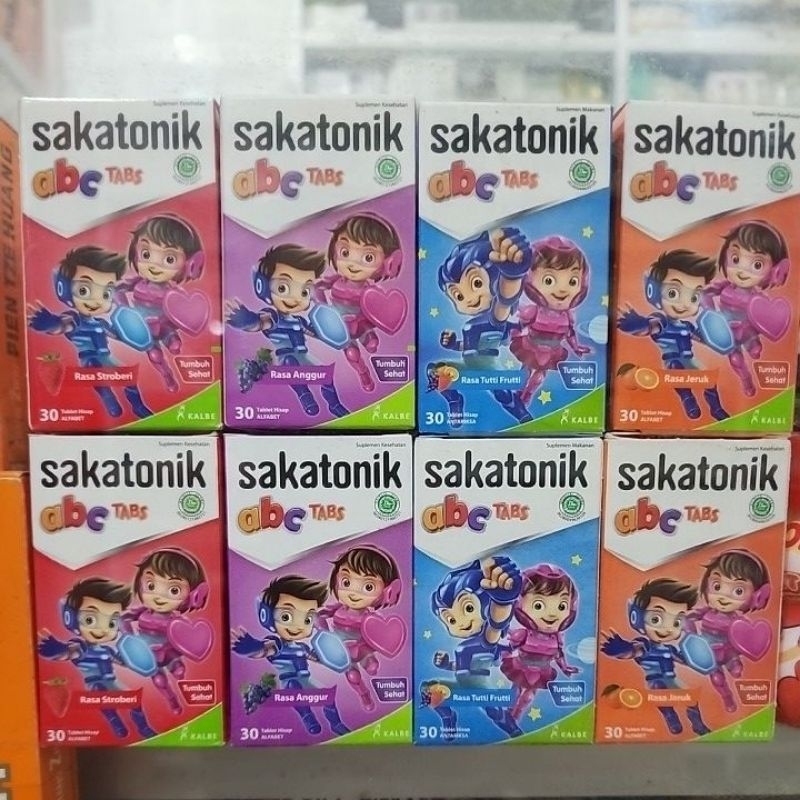 Jual sakatonik abc tablet hisap 1 botol 30 tablet rasa jeruk / anggur ...