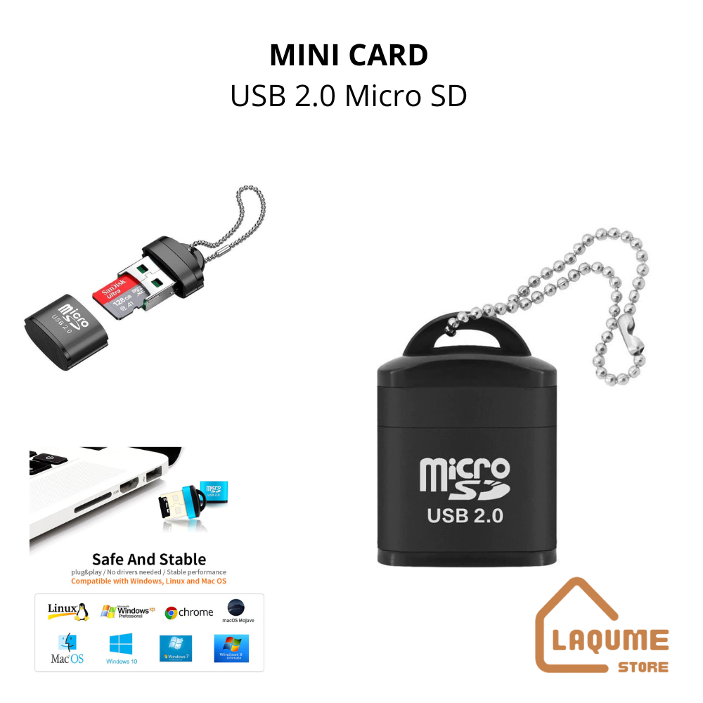 Jual Mini Card Reader High Speed USB 2.0 Micro SD | Shopee Indonesia