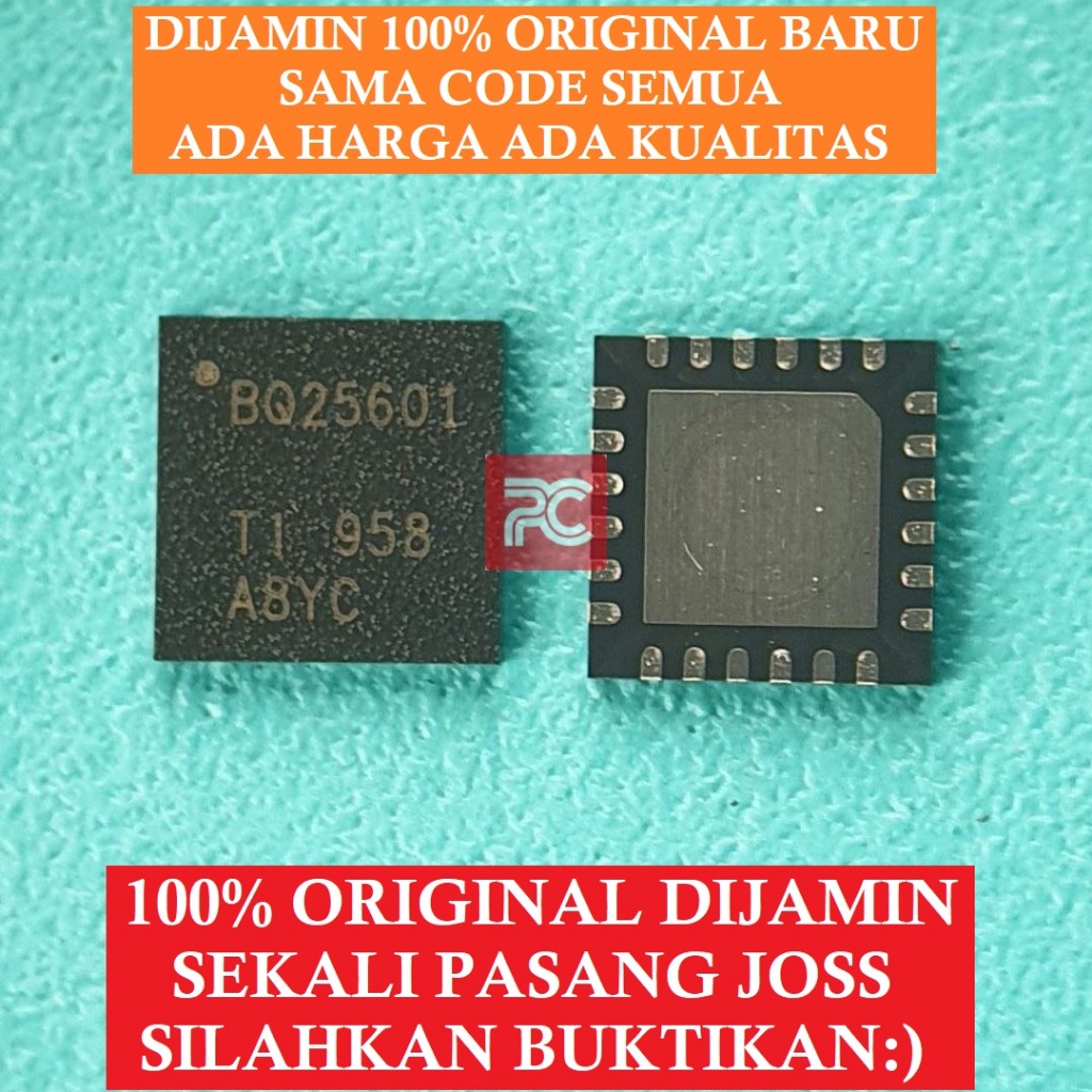 Jual IC CHARGER BQ25601 REDMI NOTE 5A/REALME C2/OPPO A1K/Y9 ORIGINAL ...