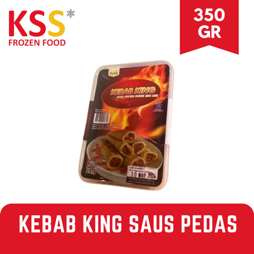 Jual KING KEBAB SAUS PEDAS SEDANG 350 GR (5PCS) | Shopee Indonesia