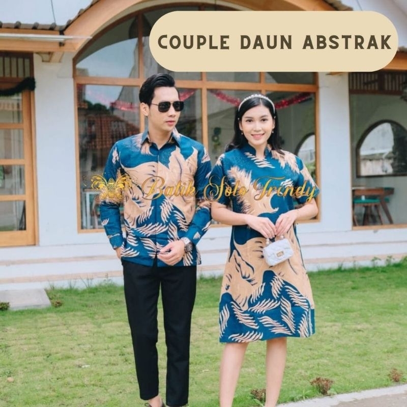 Jual BAJU WANITA COUPLE DAUN ABSTRAJ SARIMBIT LAPIS FURING | Shopee ...