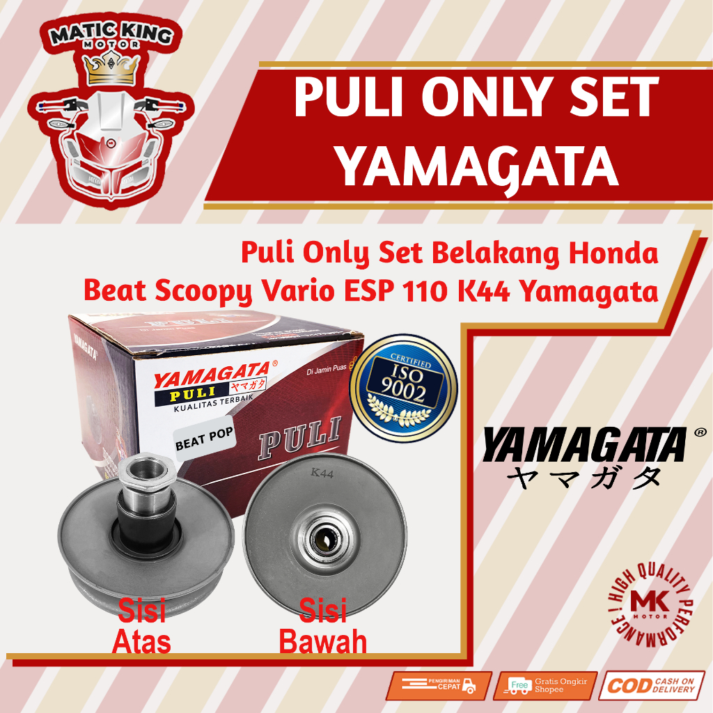 Jual Pully Pulley Puli Belakang Only Honda Beat Scoopy Vario eSP POP ...