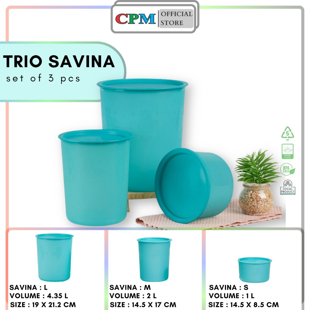 Jual CPM TRIO Savina set 3 ukuran S,M dan L | Shopee Indonesia
