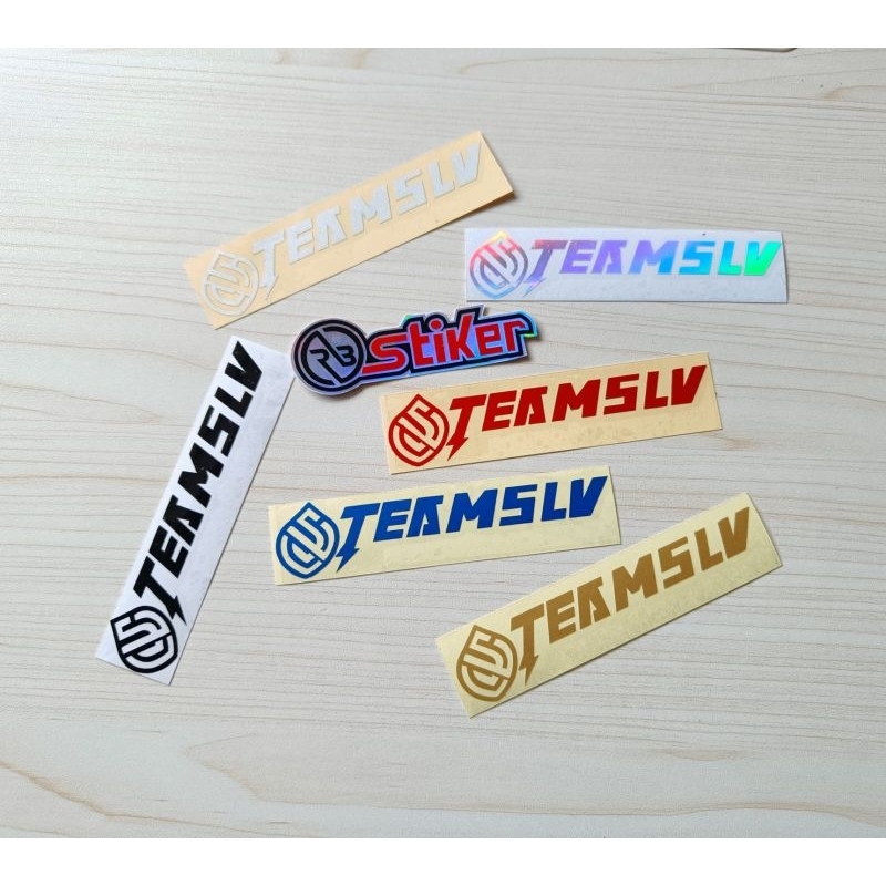 Jual Stiker logo TEAMSLV JDM CUTTING | Shopee Indonesia