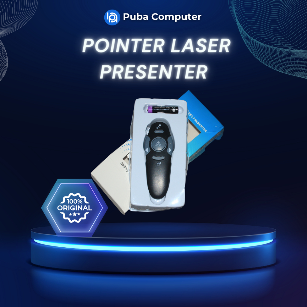 Jual Laser Pointer Wireless Presenter PP-1000 Baterai A3 | Shopee Indonesia