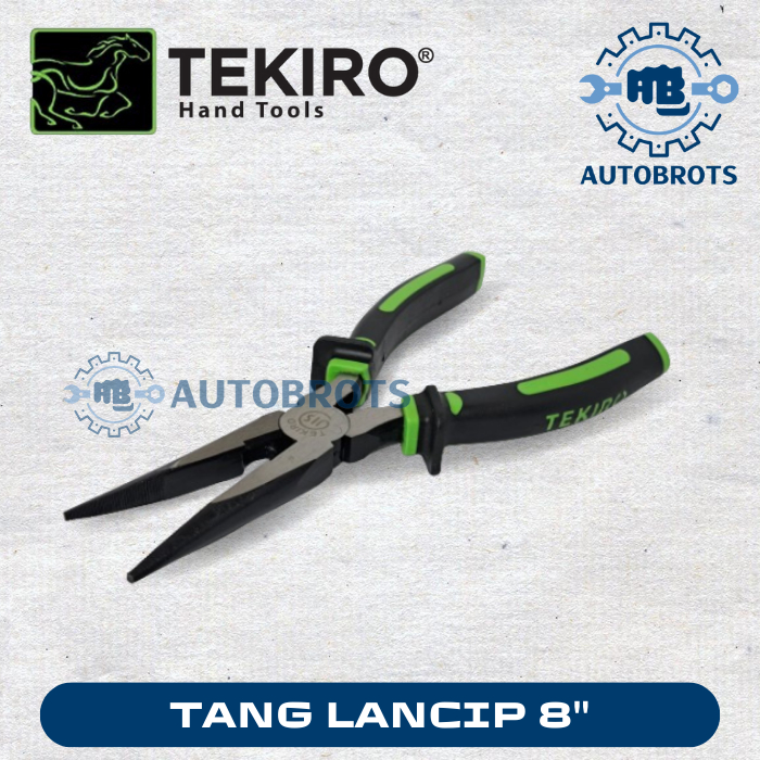 Jual TEKIRO Tang Lancip 8 INCH / Long Nose Pliers 8" | Shopee Indonesia
