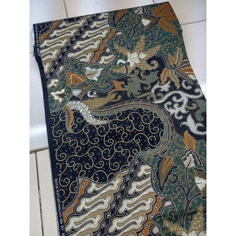 Jual kain batik katun halus exclusive by mido original, bahan batik katun halus meteran ...
