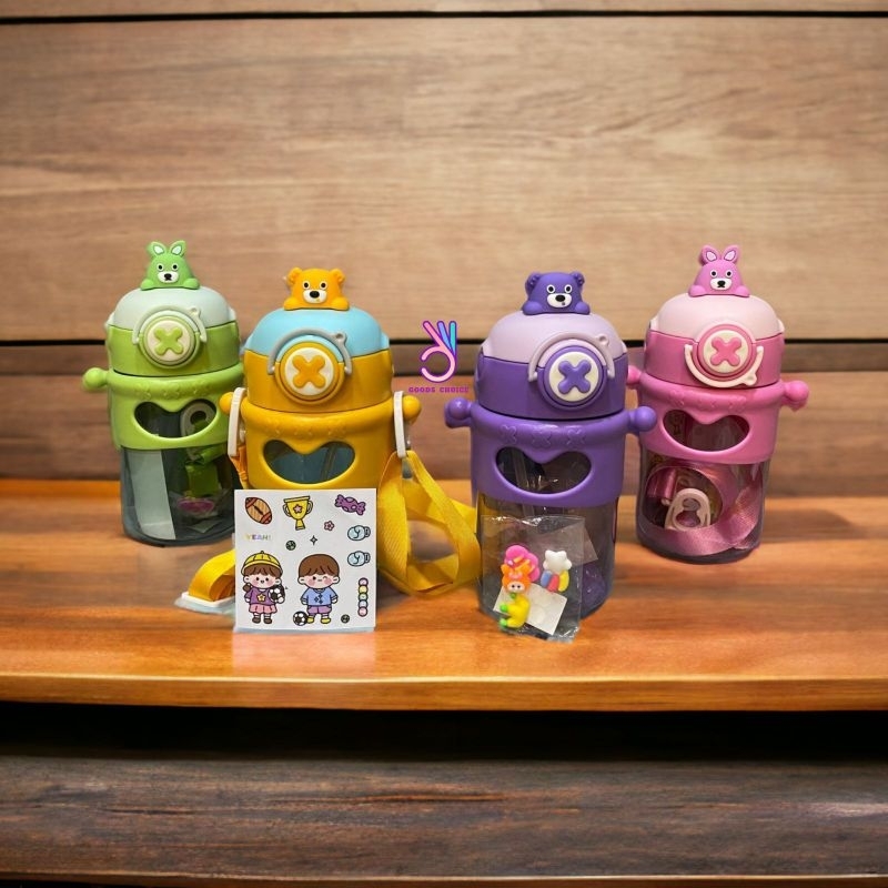 Jual Botol Air Anak / Botol Air Free Tali / Botol Air stiker Lucu ...