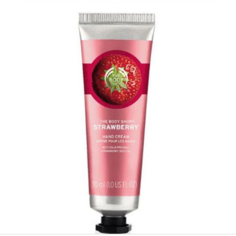 Jual The Body Shop Strawberry Hand Cream 30ml | Shopee Indonesia
