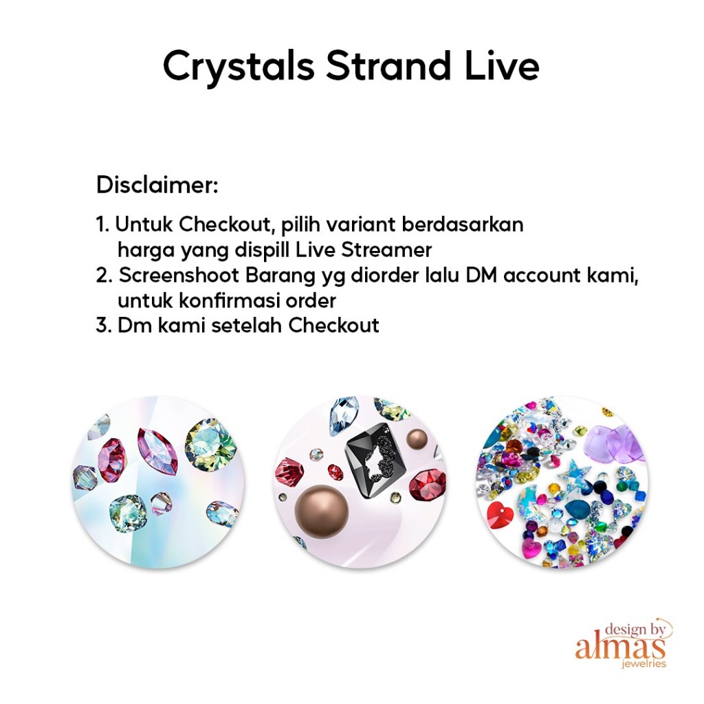 Jual Crystal Strand Live | Shopee Indonesia