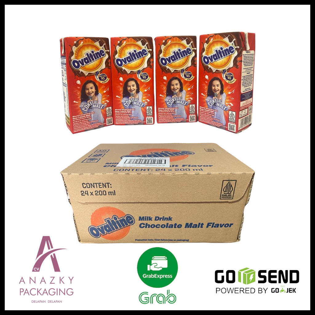 Jual OVALTINE Susu UHT Rasa Chocomalt 200ml (1 Karton ISI 24 PCS) | Shopee Indonesia