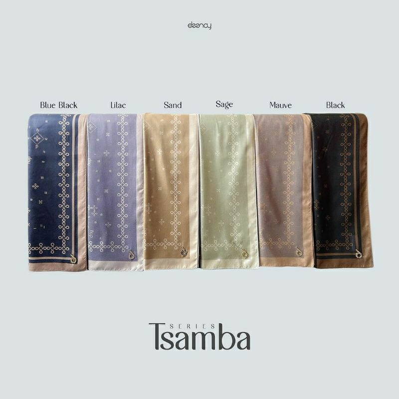 Jual HIJAB DEENAY TSAMBA SERIES ( BLUE BLACK LILAC MAUVE SAGE SAND ...