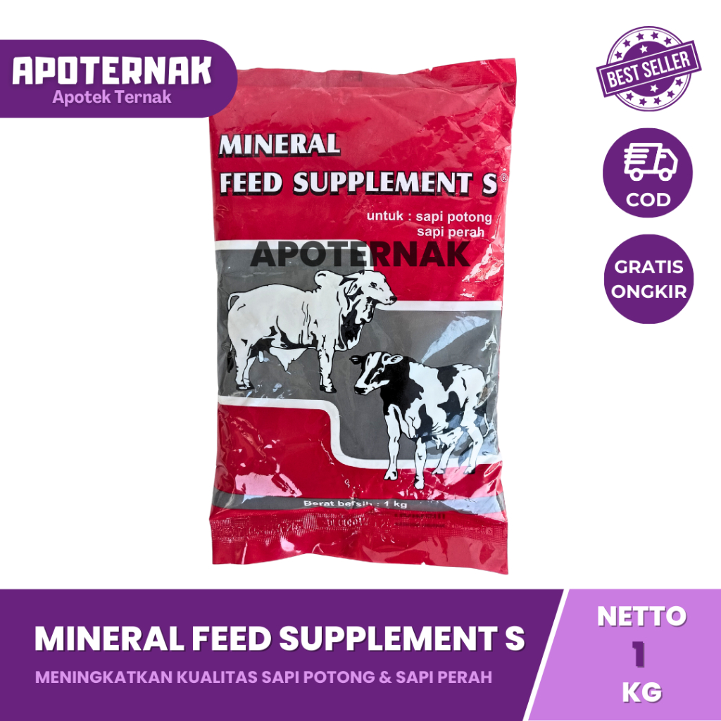 Jual MINERAL FEED SUPLEMENT S 1 Kg Medion | Mineral Sapi Potong Sapi ...