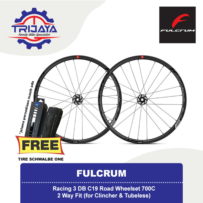 Jual Fulcrum Racing 3 DB C19 Alloy Wheelset Road Bike | Shopee Indonesia