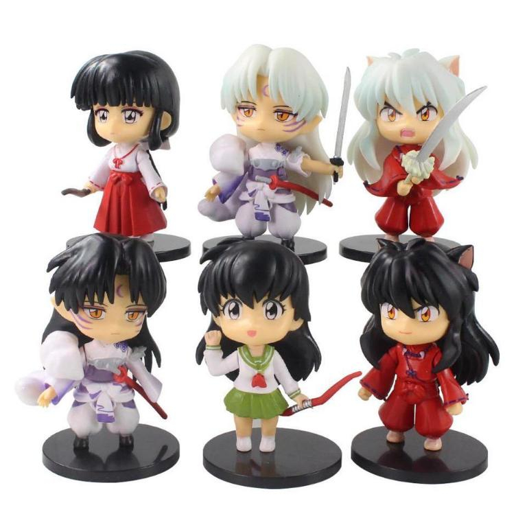 Jual Action Figure Inuyasha Kikyo Sesshoumaru Higurashi Kagome Set isi ...