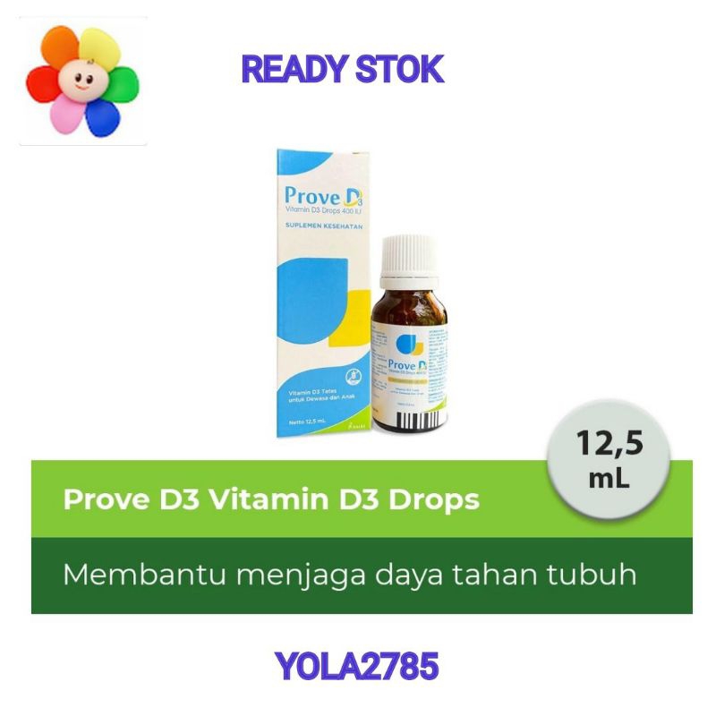 Jual Prove D3 Tetes Drop 400 IU 400IU Anak dan Dewasa | Shopee Indonesia