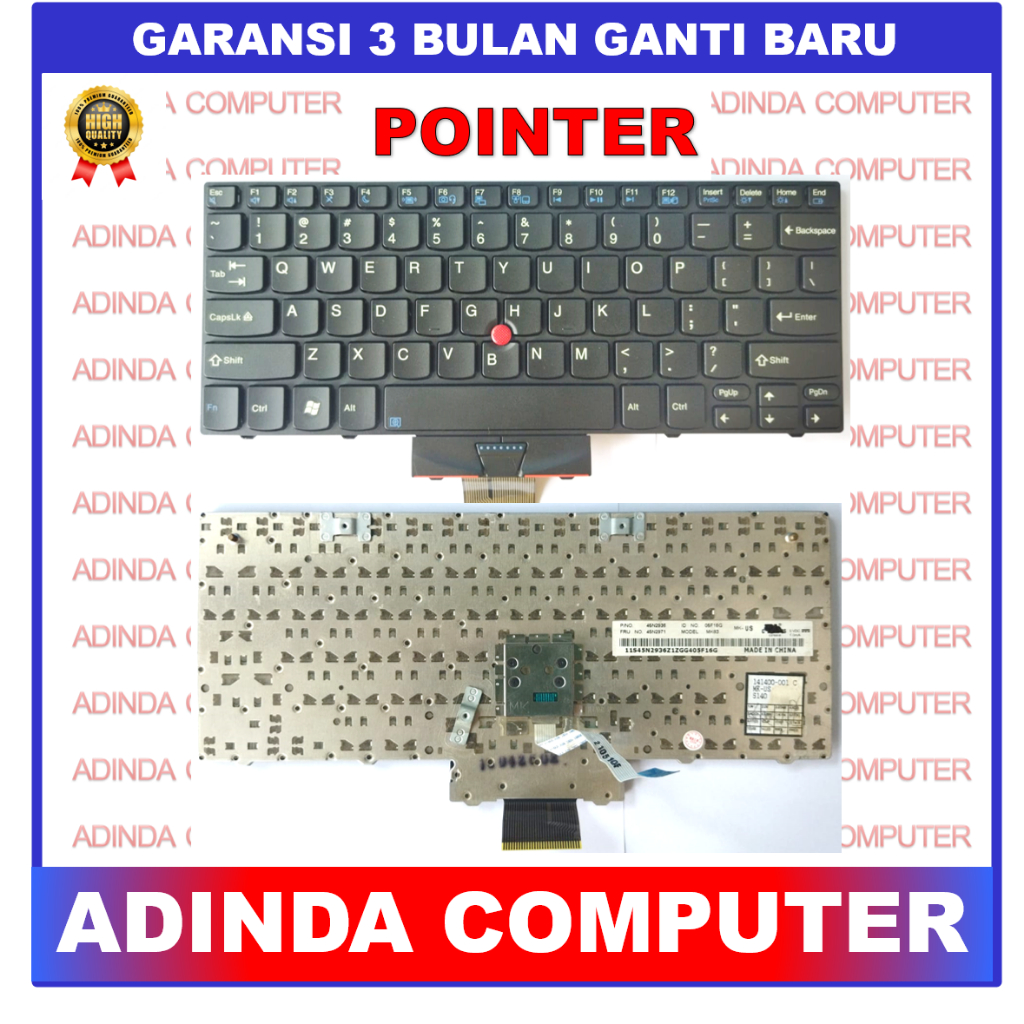 Jual Keyboard Lenovo Thinkpad Edge 11 X100 X100E X120E EDGE 10, 11, E10 ...