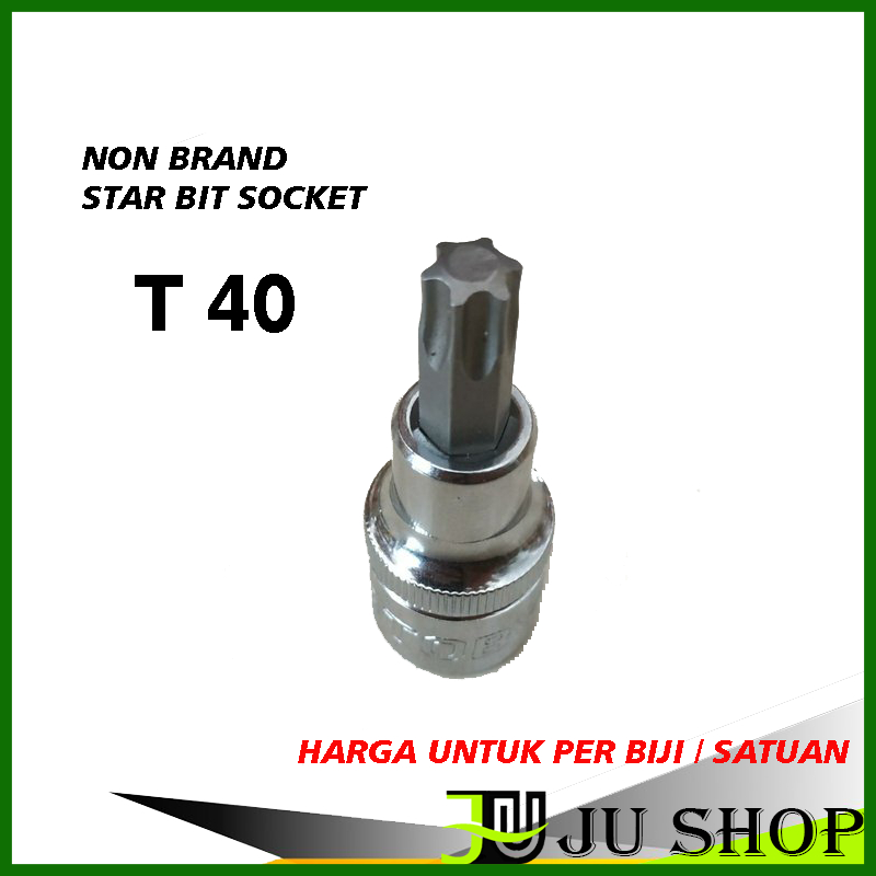 Jual NB- STAR BIT socket T40 1/2 inch kunci mata sock BINTANG starbit ...