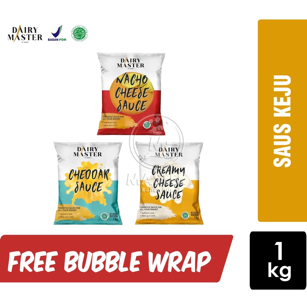 Jual DAIRY MASTER Nacho Cheese/ Cheddar/ Creamy Cheese Sauce [1 pcs ...