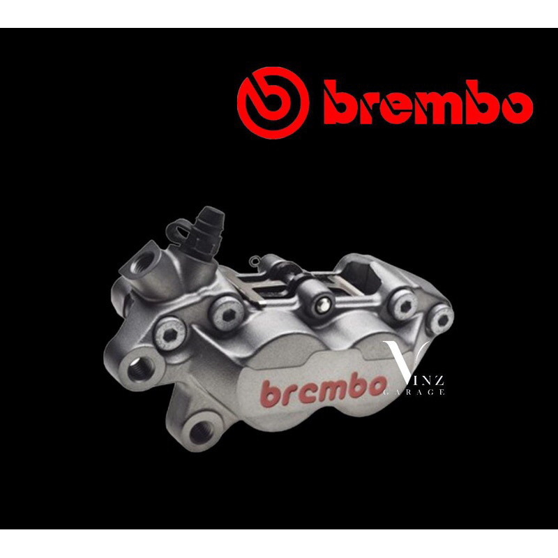 Jual Kaliper 4 Piston Brembo Posisi Kiri Grey Red Logo Original Brembo 4 Piston Posisi Kiri ...