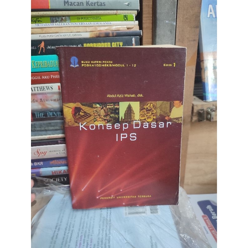 Jual buku UT. konsep dasar IPS. kode PDGK 4102. edisi 1 | Shopee Indonesia