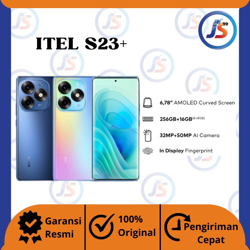 Jual itel S23+ S23 Plus Ram (8+8GB) Rom 256GB Unisoc Tiger T616 5000 ...