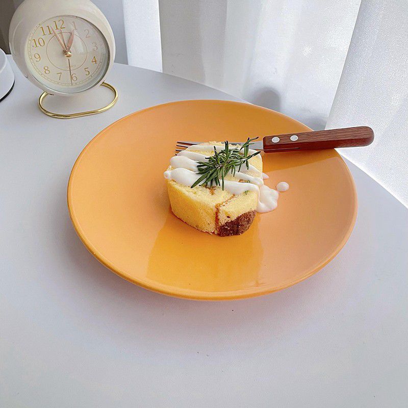 Jual piring/piring keramik/piring saji/desert plate/piring kue | Shopee Indonesia