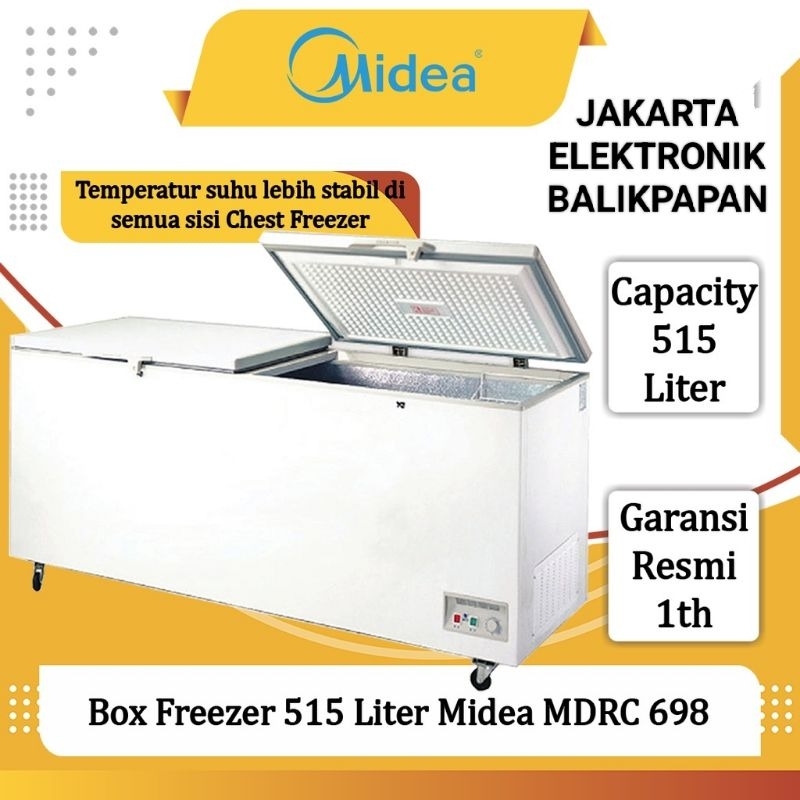 Jual MIDEA CHEST FREEZER 515L MDRC698 | Shopee Indonesia