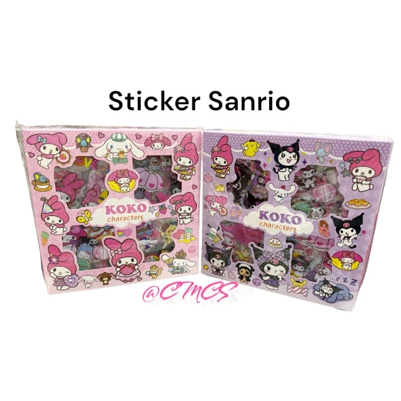 Jual STICKER SANRIO ISI 100 LEMBAR MIX / STICKER KARAKTER SANRIO KOKO ...