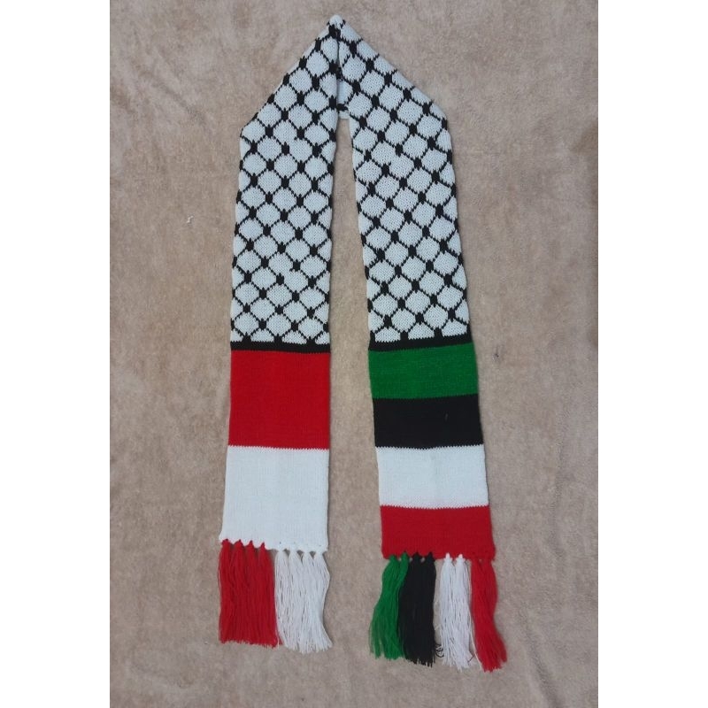 Jual SYAL PALESTINA BIASA/scraf palestine/DEPAN BELAKANG | Shopee Indonesia