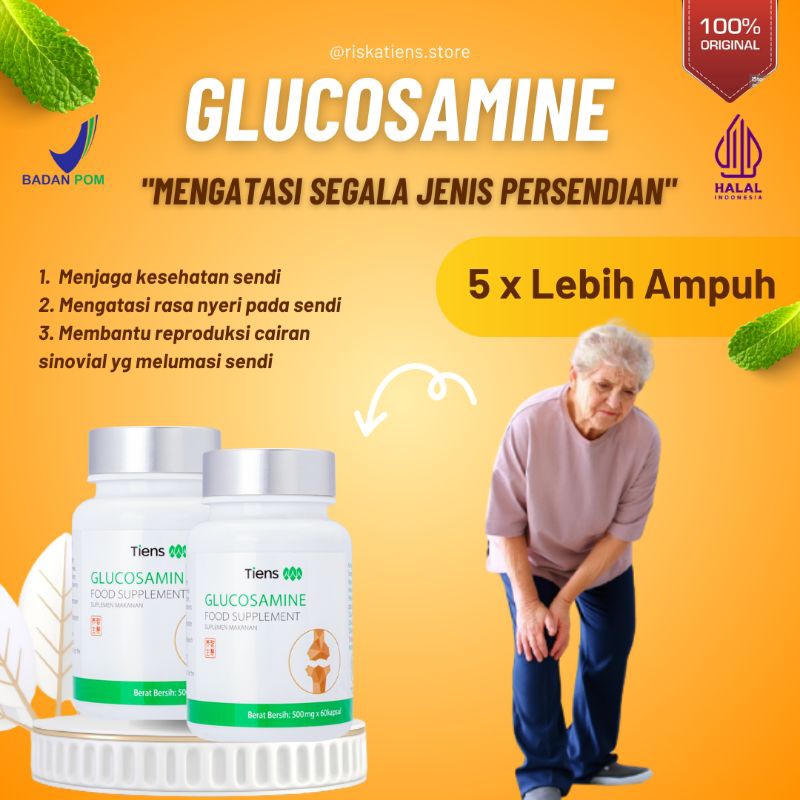 Jual Suplemen Glucosamine Tiens Suplemen Herbal untuk Sendi dan Tulang ...