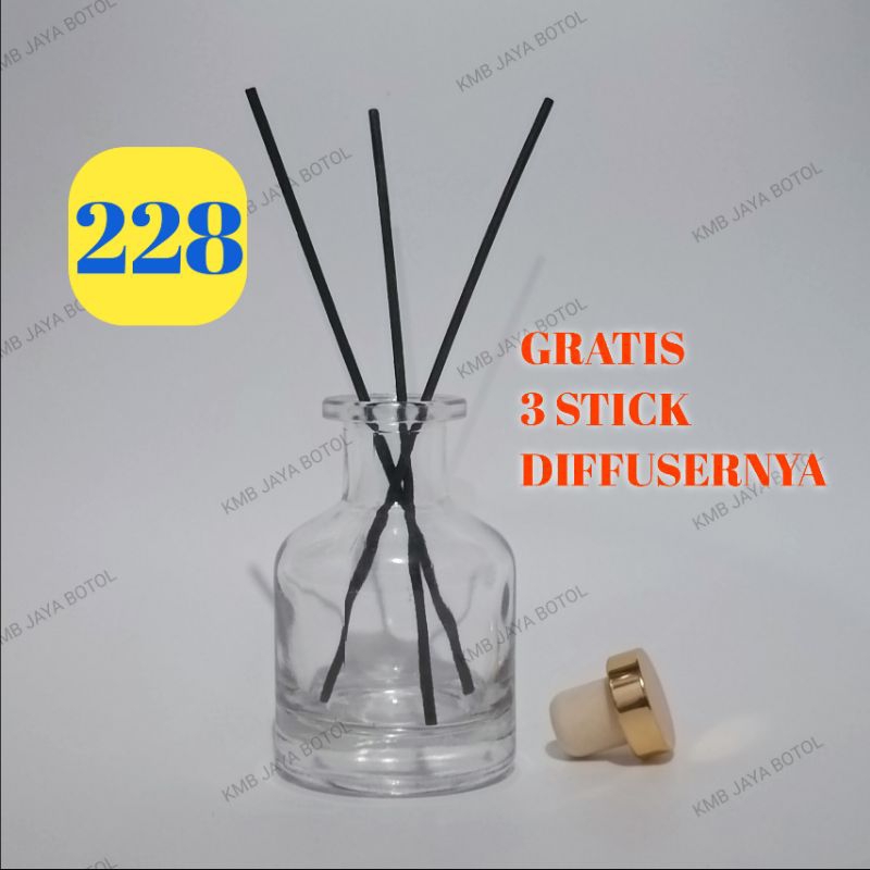 Jual BOTOL REED DIFFUSER UKURAN BESAR MODEL CLASSIC 150 ML GRATIS 3 ...