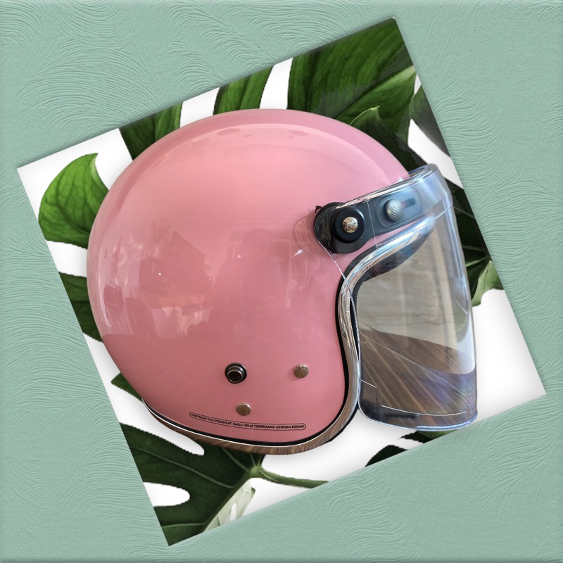 Jual Helm List Chrome free Kardus Helm Kualitas SNI Busa Knockdown ...