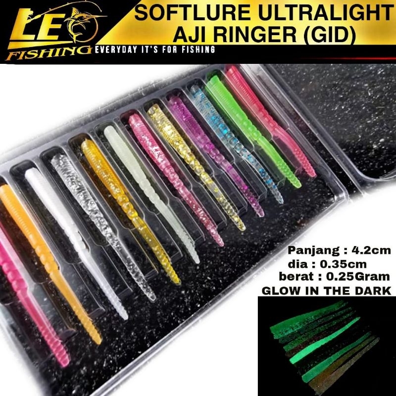 Jual SOFTLURE AJI RINGER 4.2CM GLOW IN THE DARK SOFTLURE ULTRALIGHT ...